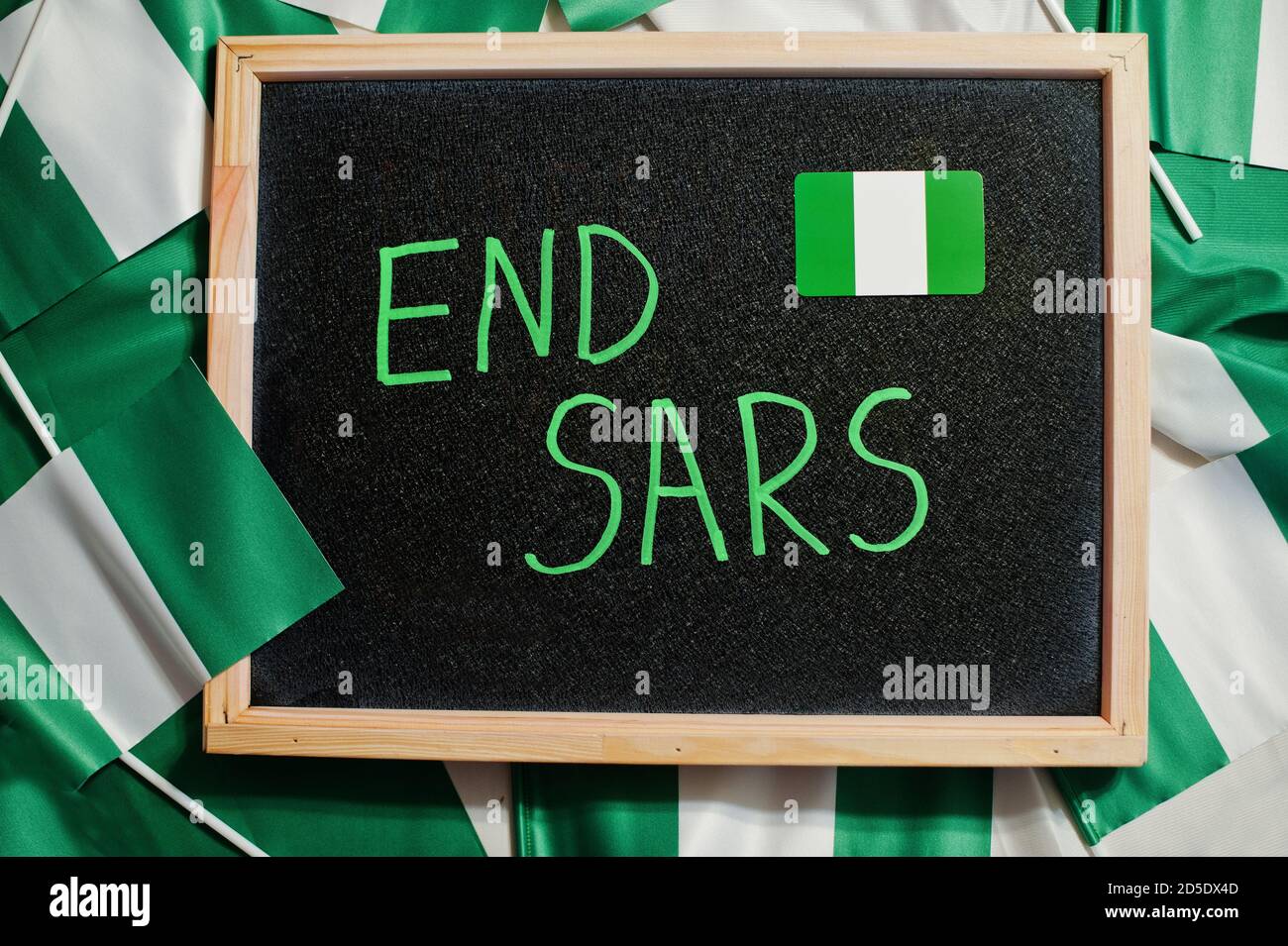End SARS. Inscription of nigerian protest slogan Stock Photo - Alamy