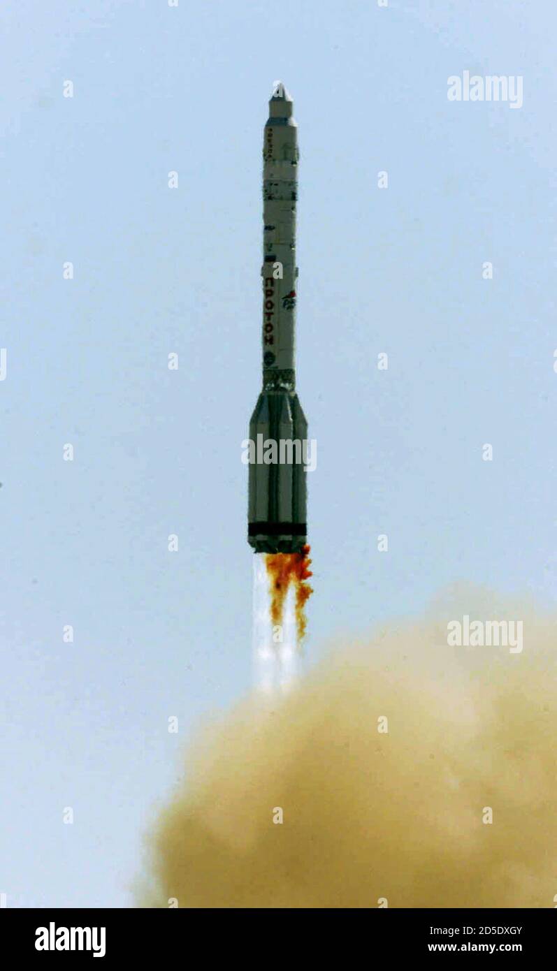 Russian Proton Rocket Launch High Resolution Stock Photography and ...