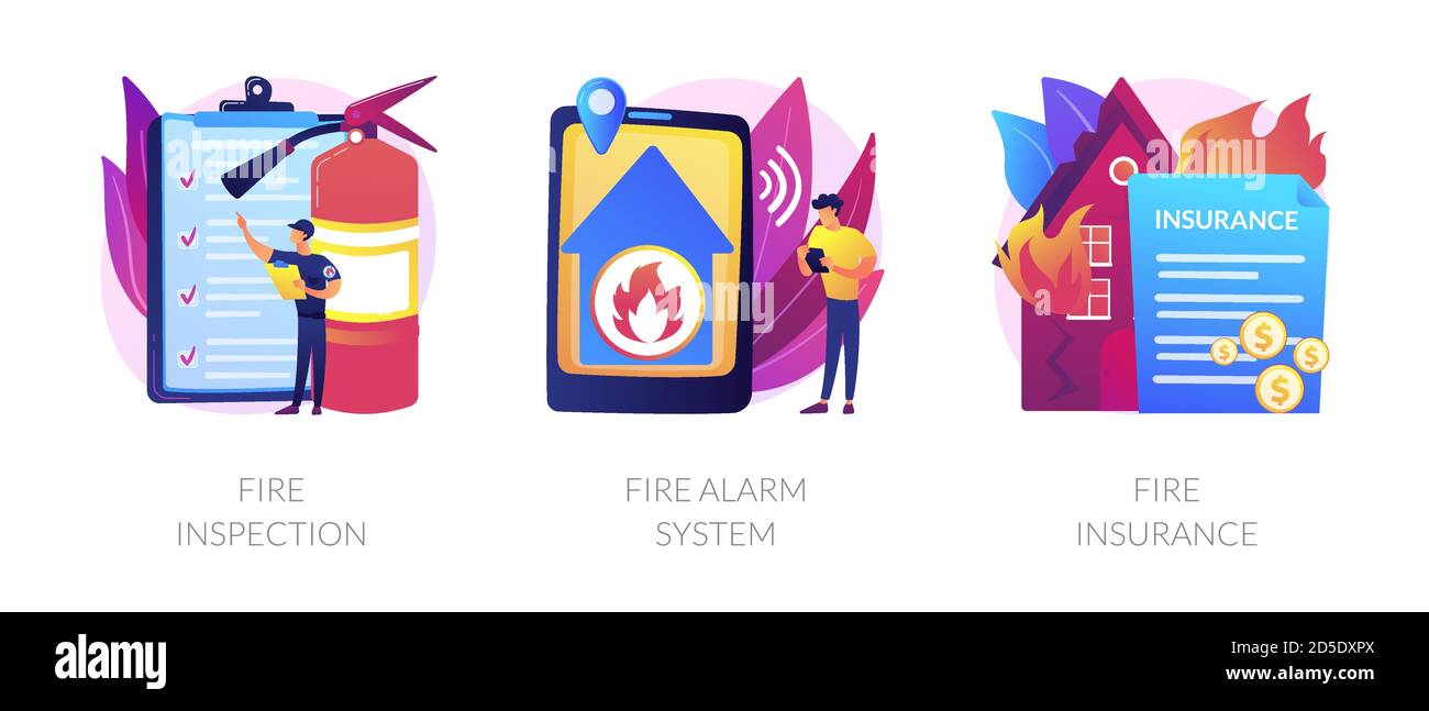 Fire prevention vector concept metaphors Stock Vector Image & Art - Alamy