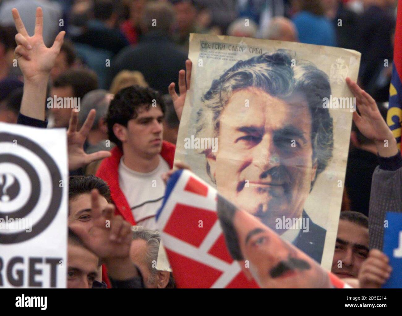 Serbian protest nato bombing hi-res stock photography and images - Alamy