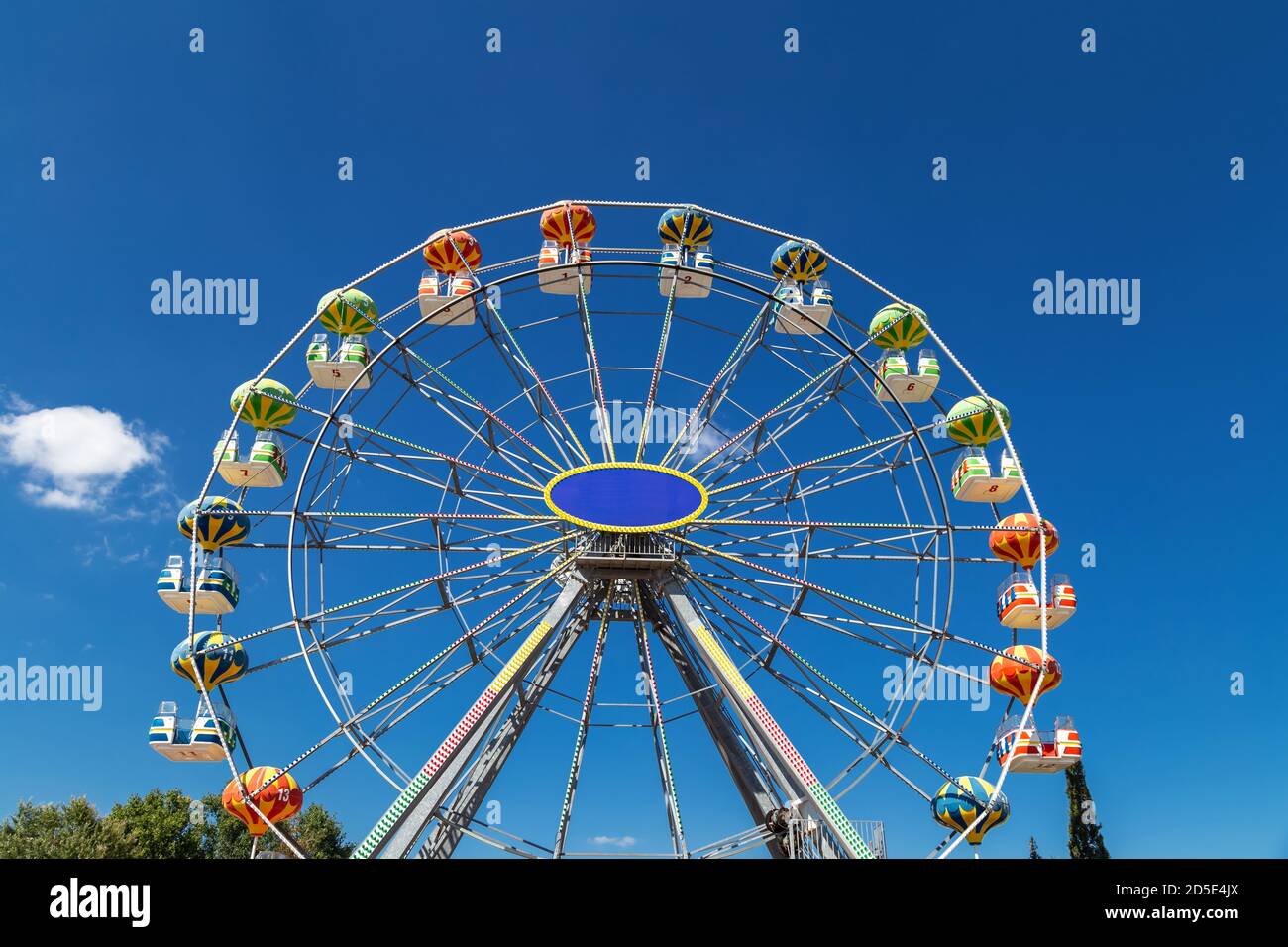 Amusement park ferris wheel roller coaster hi-res stock photography and ...