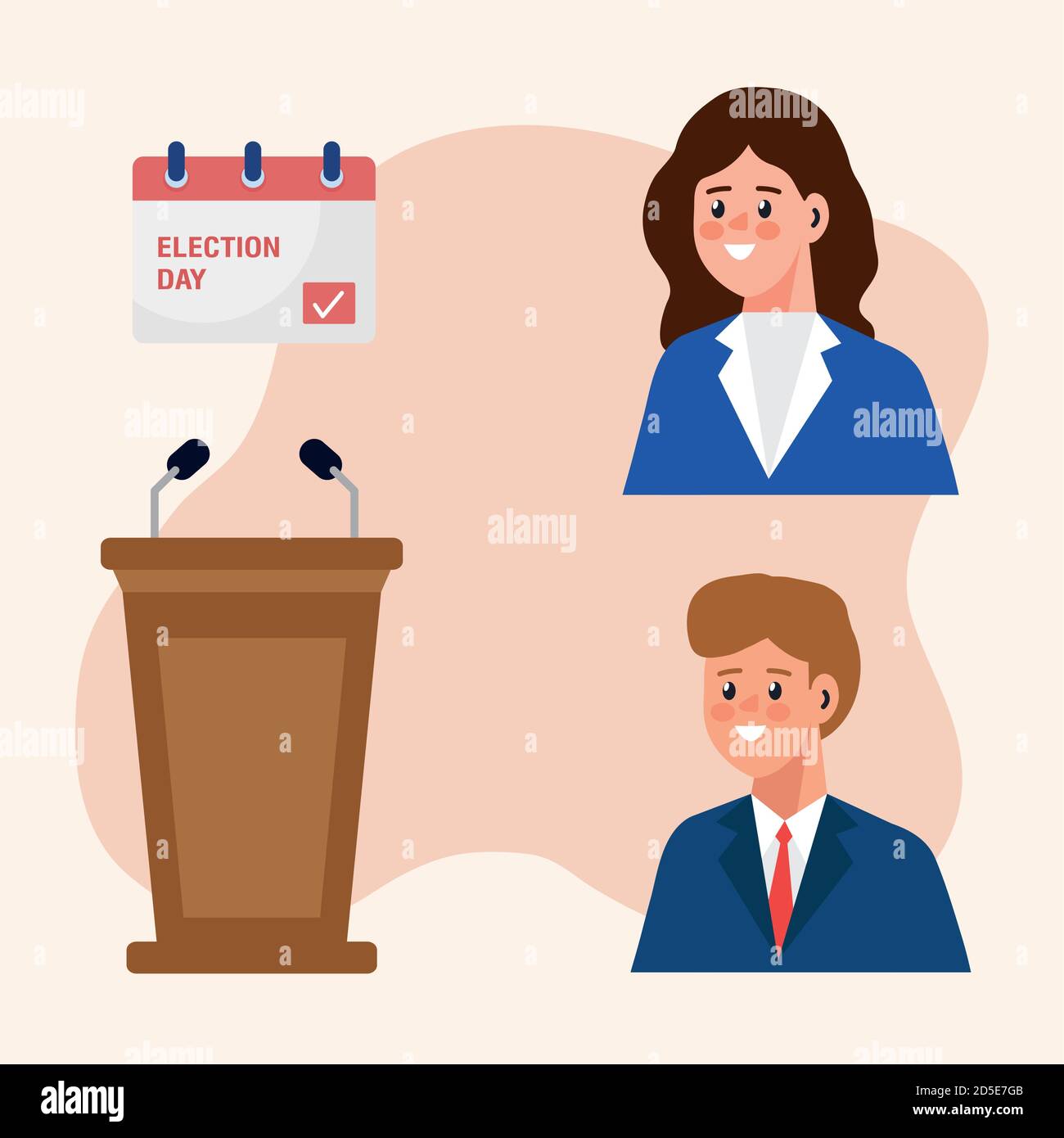 Election day icon bundle vector design Stock Vector Image & Art - Alamy