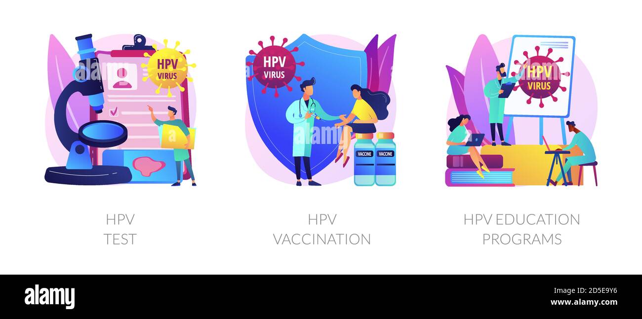 HPV prevention vector concept metaphors Stock Vector Image & Art - Alamy