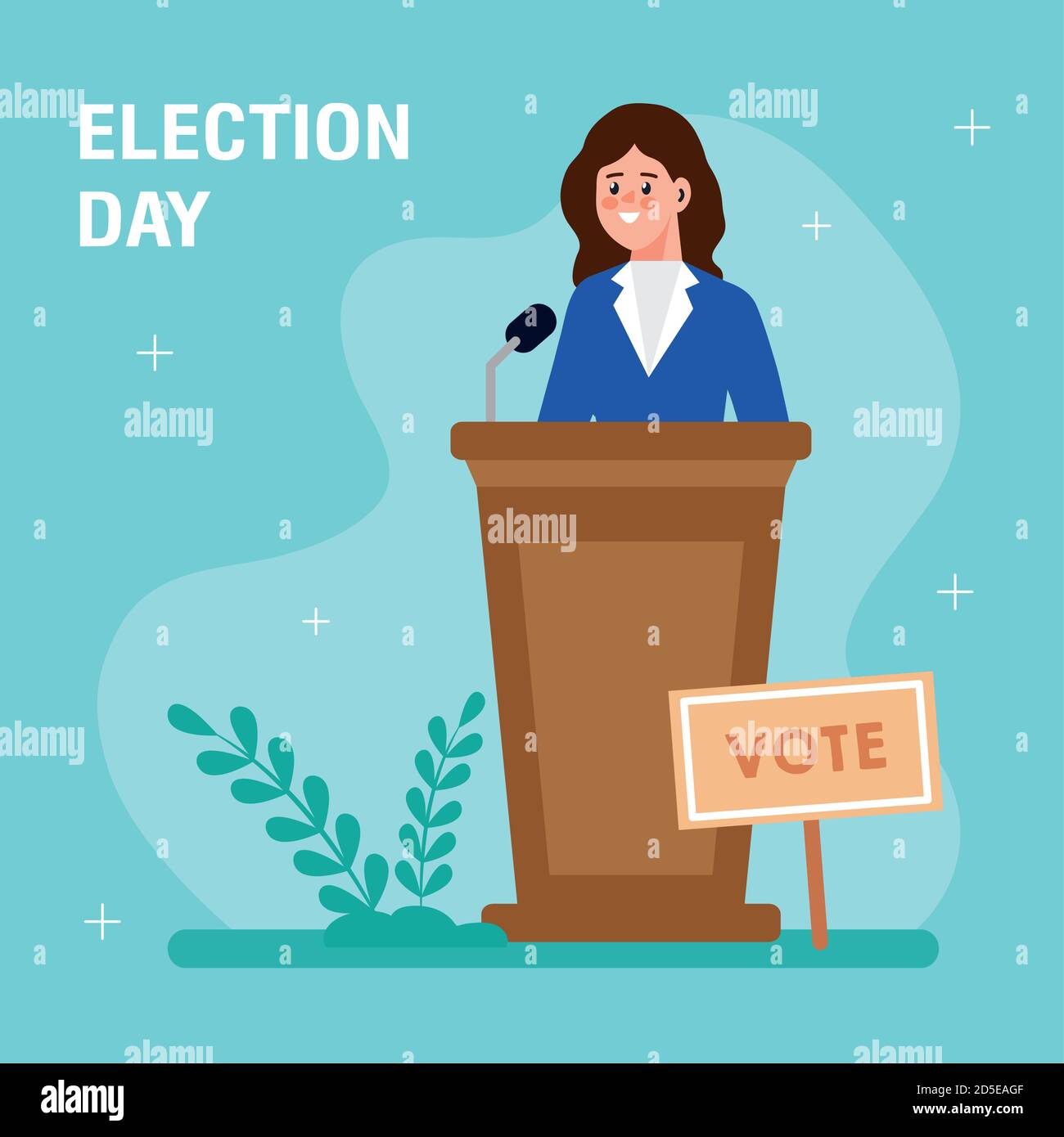 Woman President Clipart