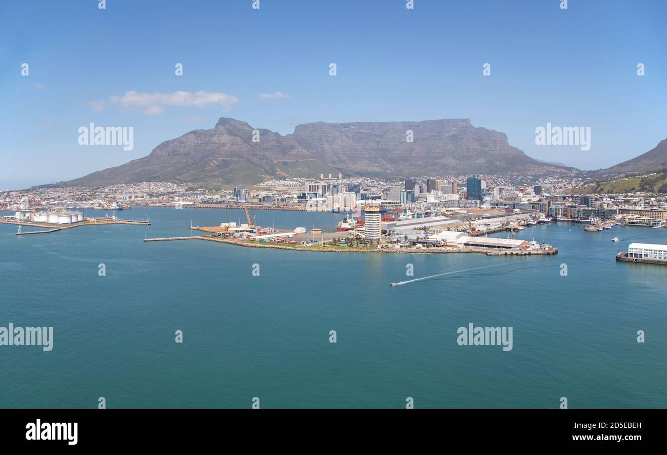 Cape Town, Western Cape / South Africa - 09/19/2020: Aerial photo of ...