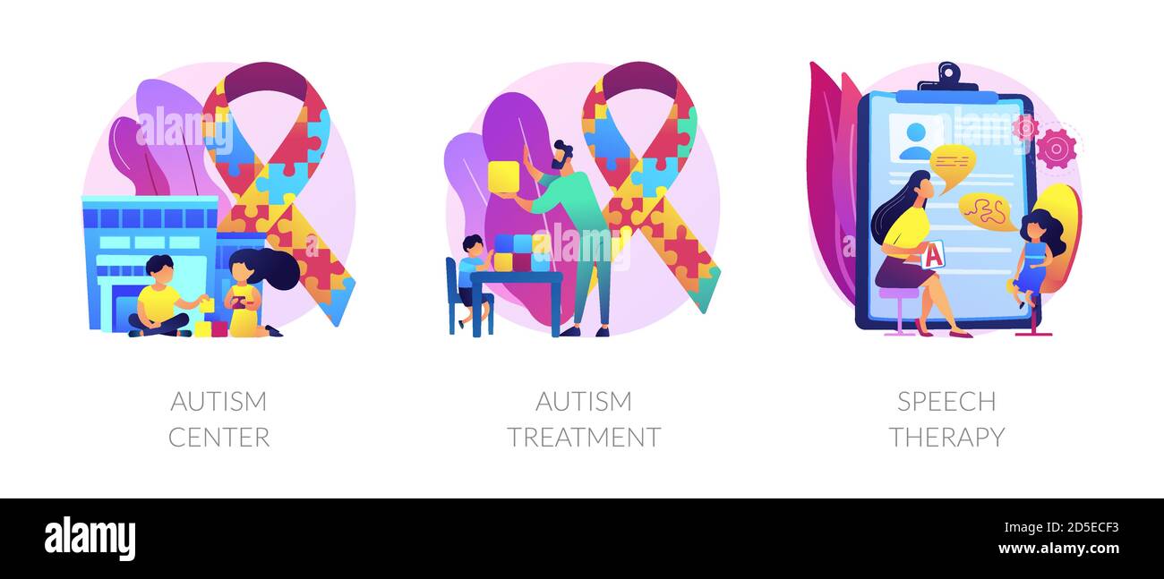 Autism spectrum disorder concept Cut Out Stock Images & Pictures - Alamy