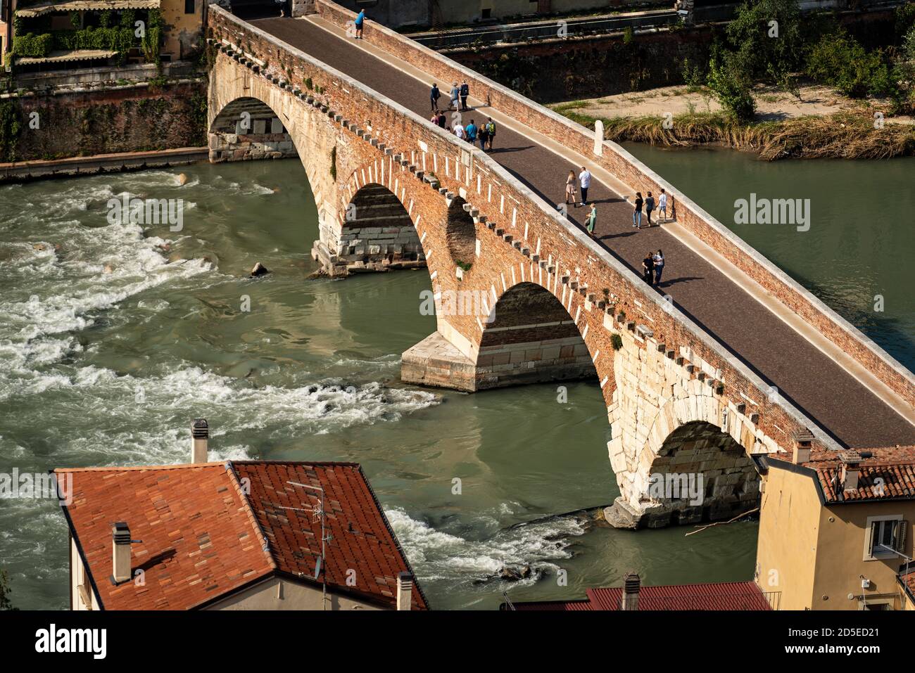 Ponte Pietra (Stone bridge), I century B.C. The oldest Roman monument ...