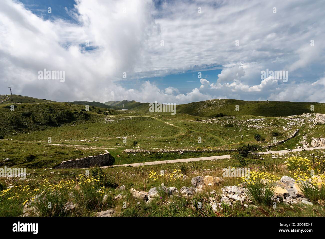Monte Baldo (Baldo Mountain), Ridge of Naole. Mountain range between ...