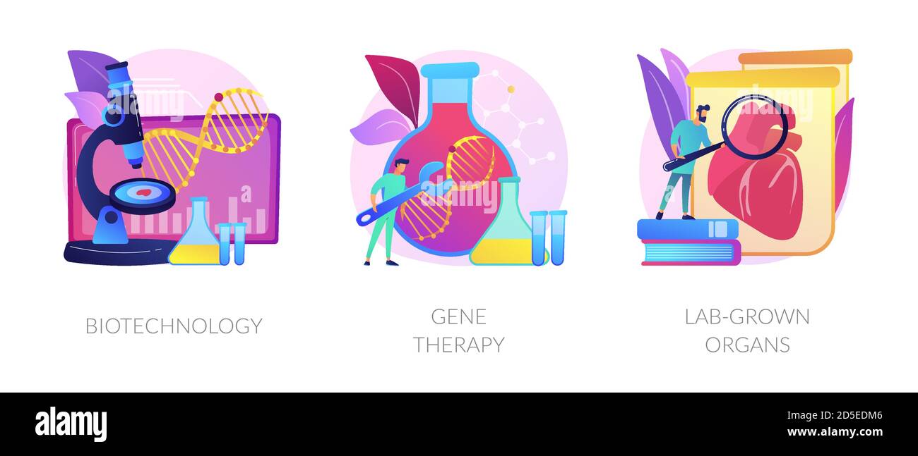 Biomedical and molecular engineering vector concept metaphors Stock ... Biomedical and molecular engineering vector concept metaphors Stock ...