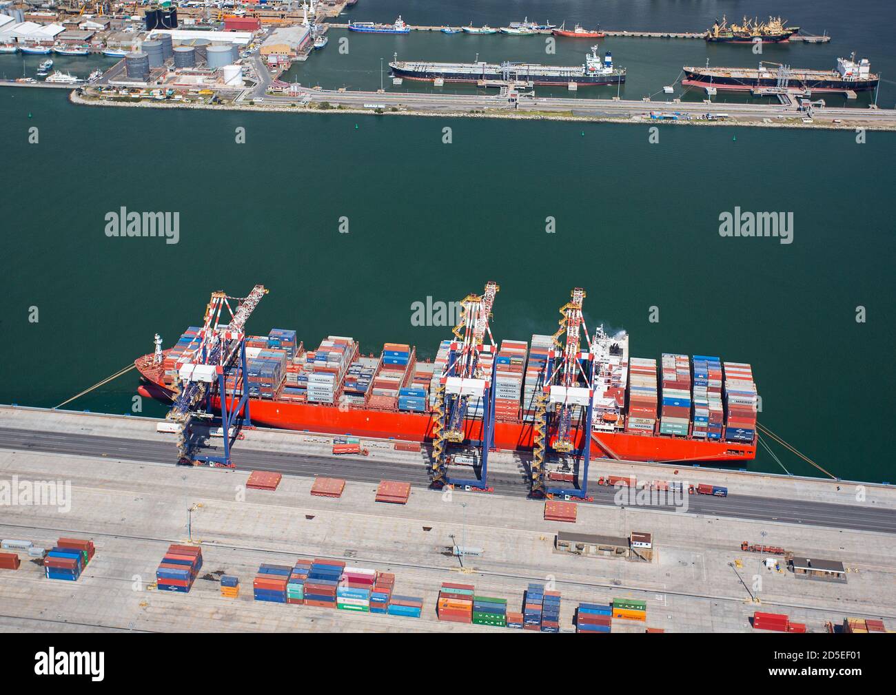 Cape Town, Western Cape / South Africa - 09/28/2020: Aerial photo of a ...