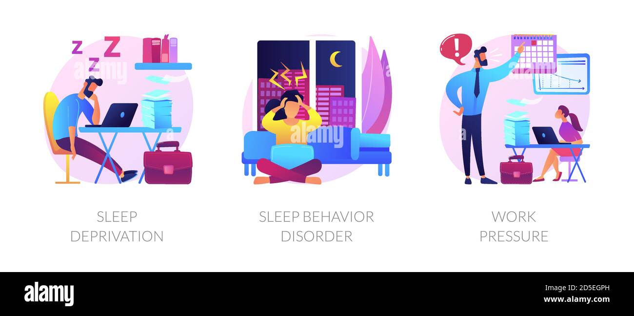 Stress management abstract concept vector illustrations Stock Vector ...