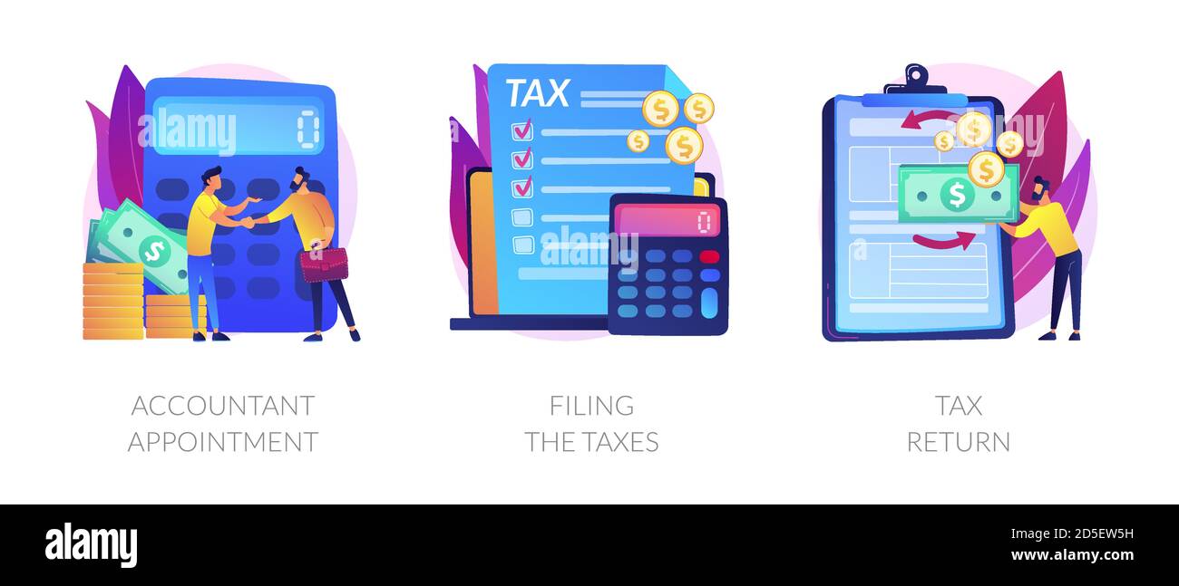 Accountant appointment vector concept metaphors Stock Vector Image ...