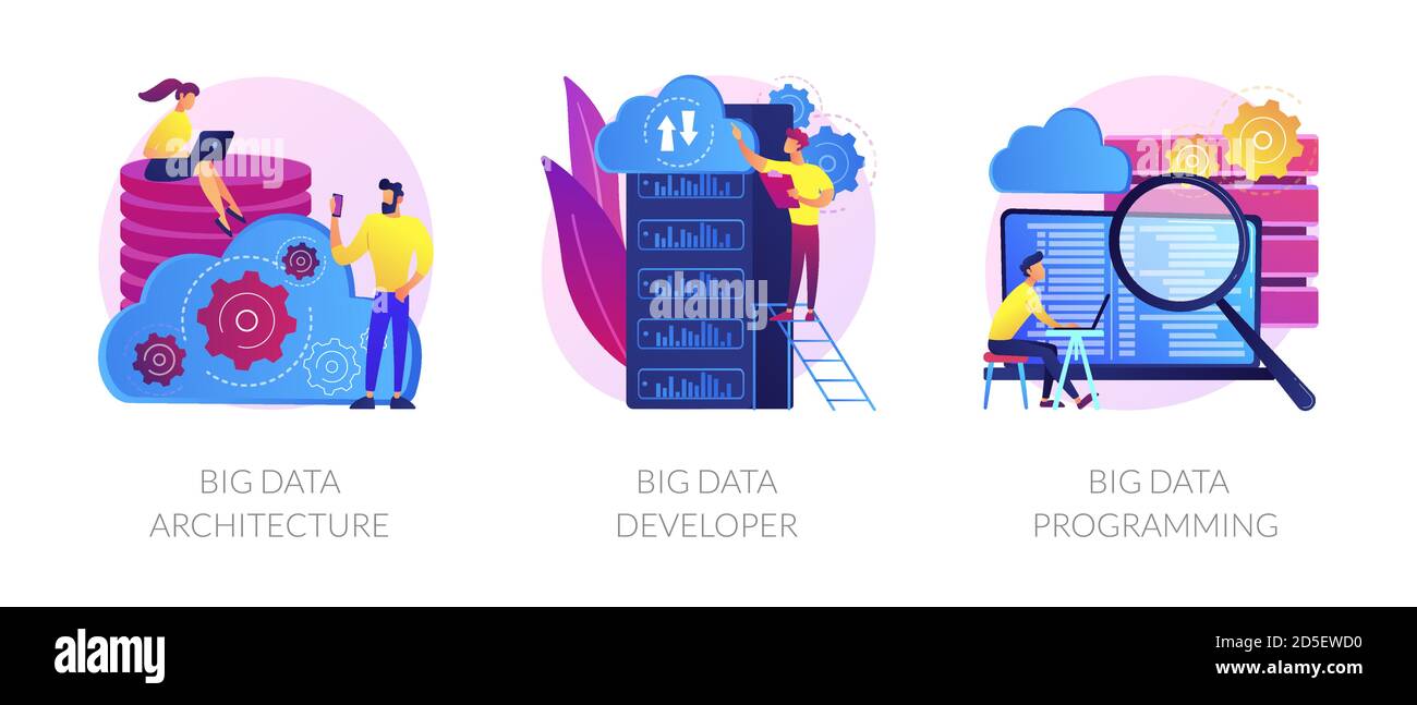 Big data technology vector concept metaphors Stock Vector Image & Art ...