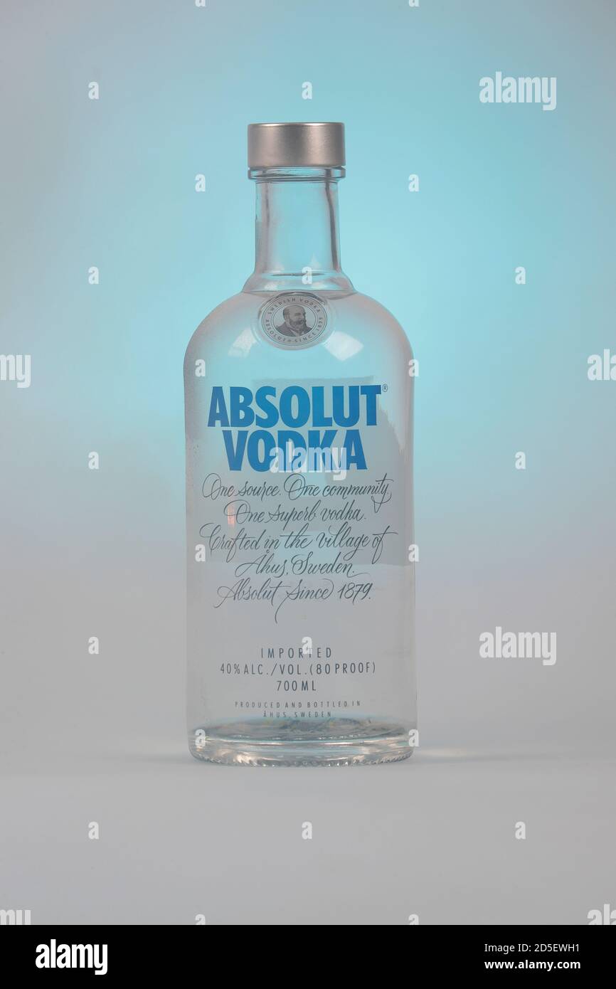 Absolut Vodka Bottle High Resolution Stock Photography and Images - Alamy