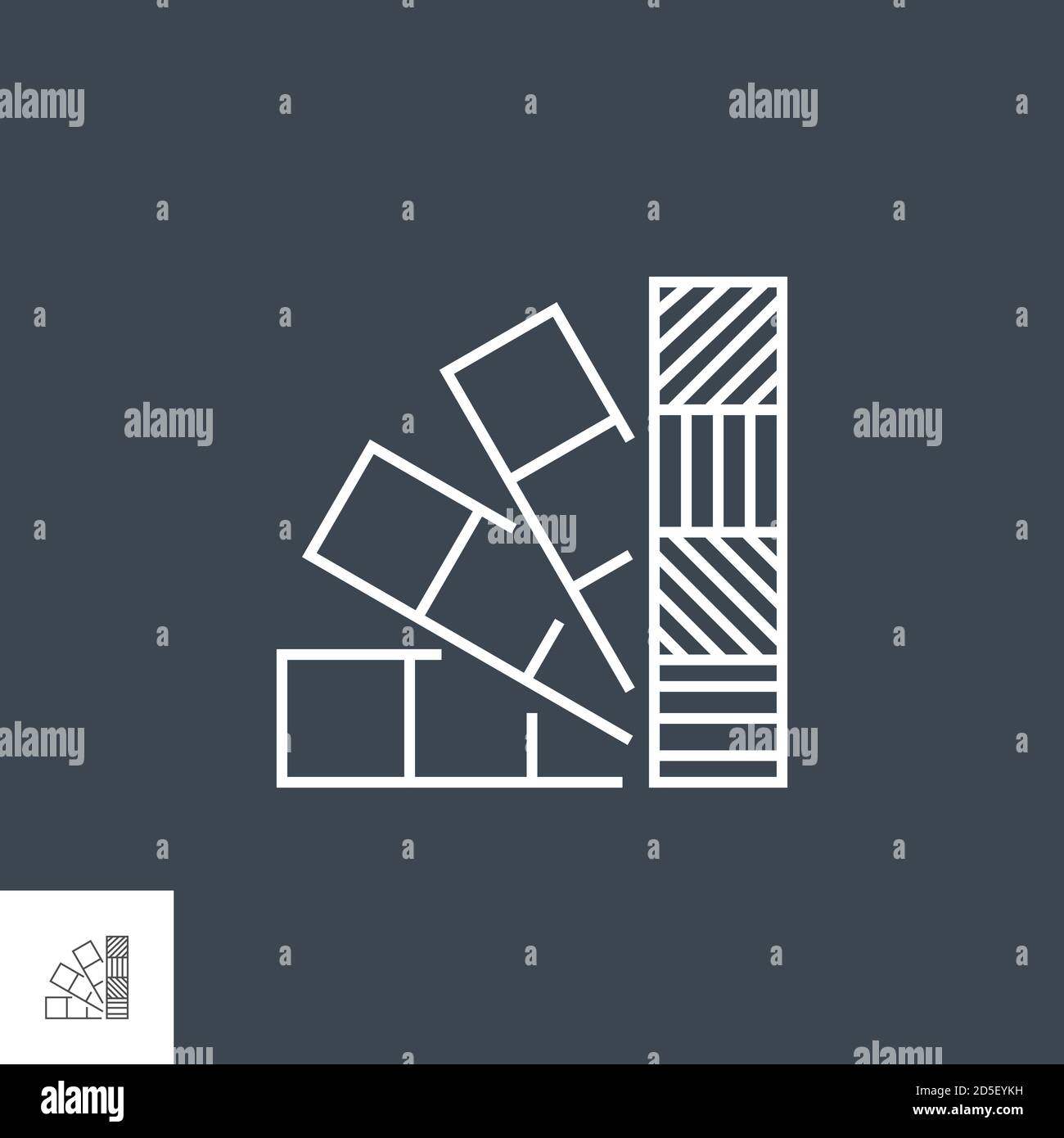 Colors Line Icon Stock Vector Image & Art - Alamy