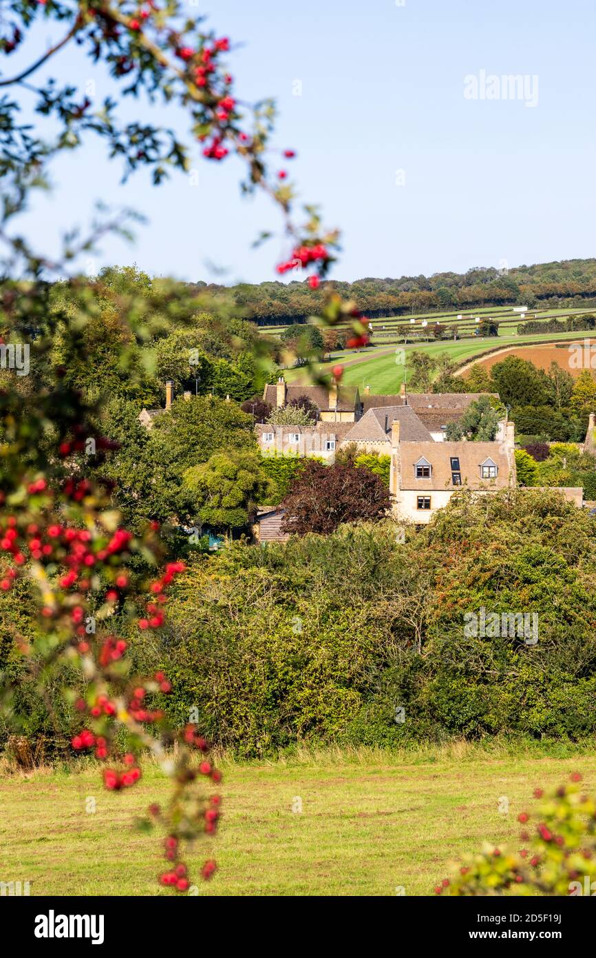 The Cotswold village of Ford, Gloucestershire UK - in an area famous ...