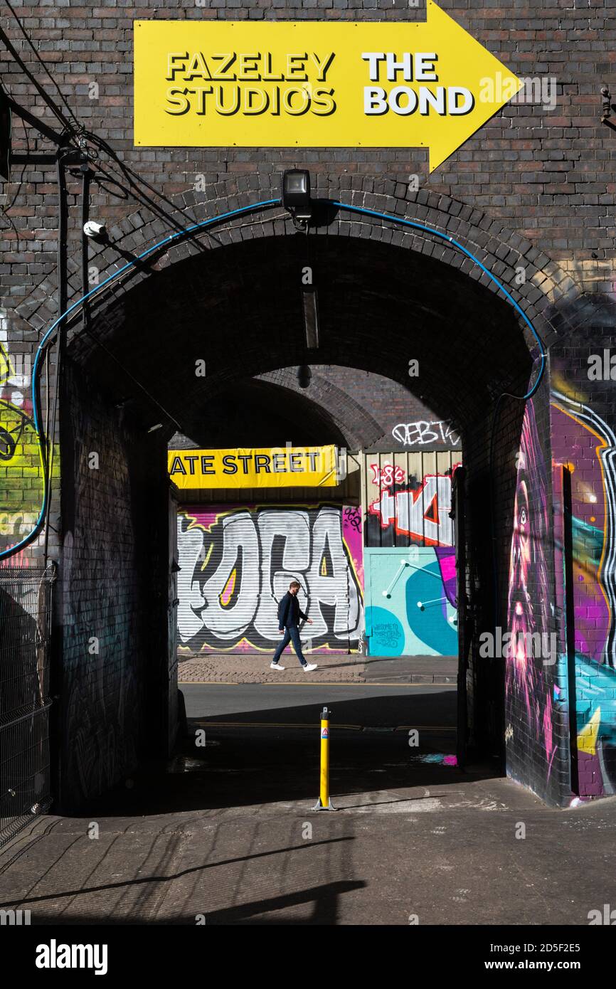Buildings at the Custard Factory, Digbeth, Birmingham, UK Stock Photo ...