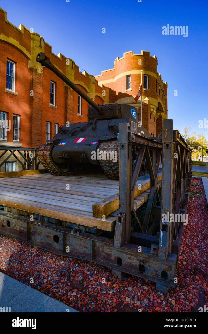Mewata Armoury, Canadian Forces reserve armoury in Calgary, Alberta ...