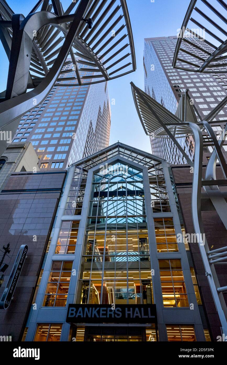 Bankers hall, downtown, Calgary, Alberta, Canada Stock Photo - Alamy