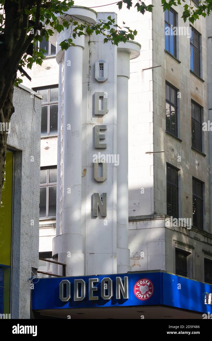 Odeon Cinema in Birmingham on New Street. Some cinemas in the chain are ...