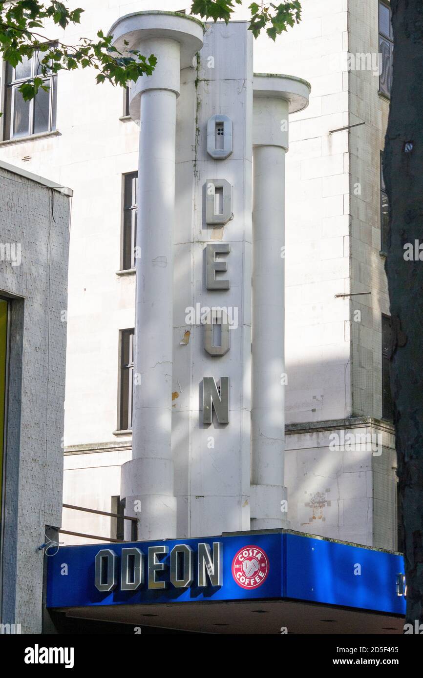 Odeon Cinema in Birmingham on New Street. Some cinemas in the chain are ...