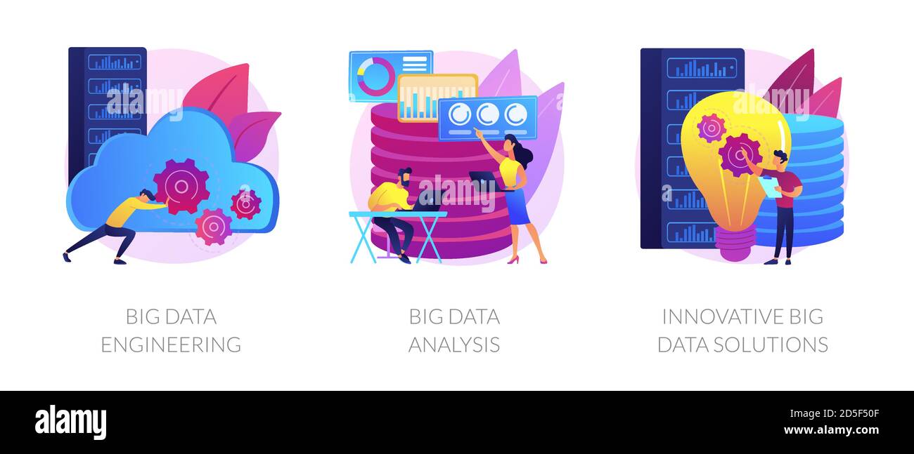 Big data vector concept metaphors Stock Vector Image & Art - Alamy