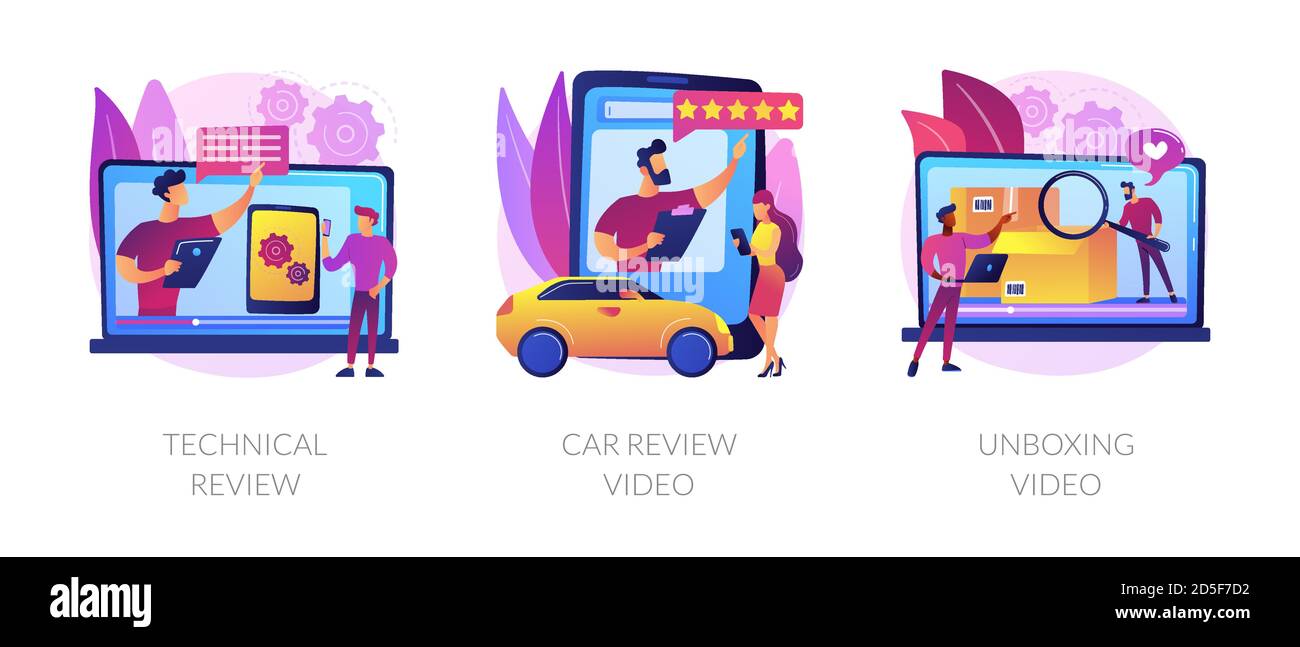 Video content types vector concept metaphors Stock Vector Image & Art ...