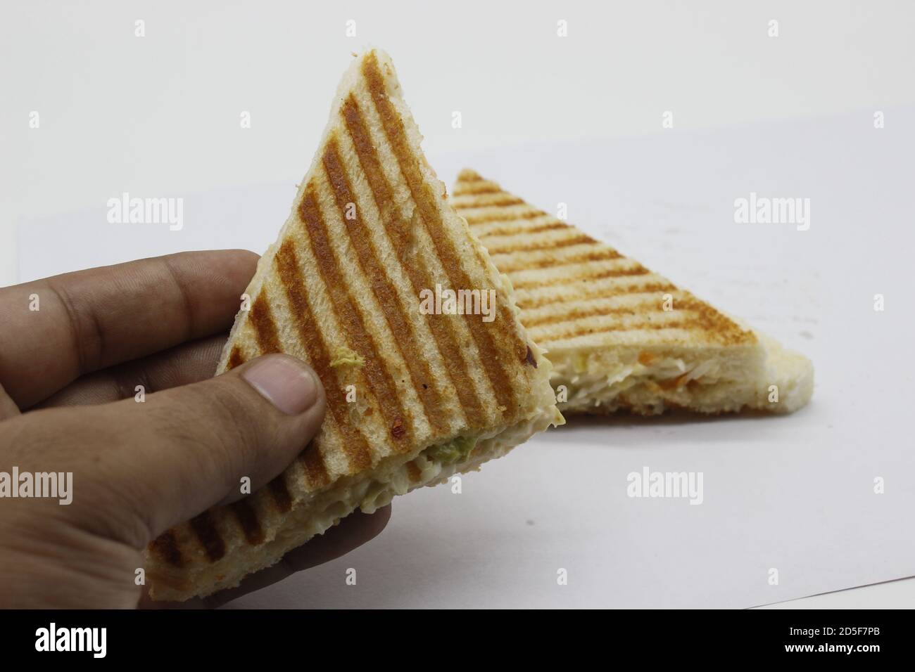 A picture of sandwich on white background Stock Photo - Alamy
