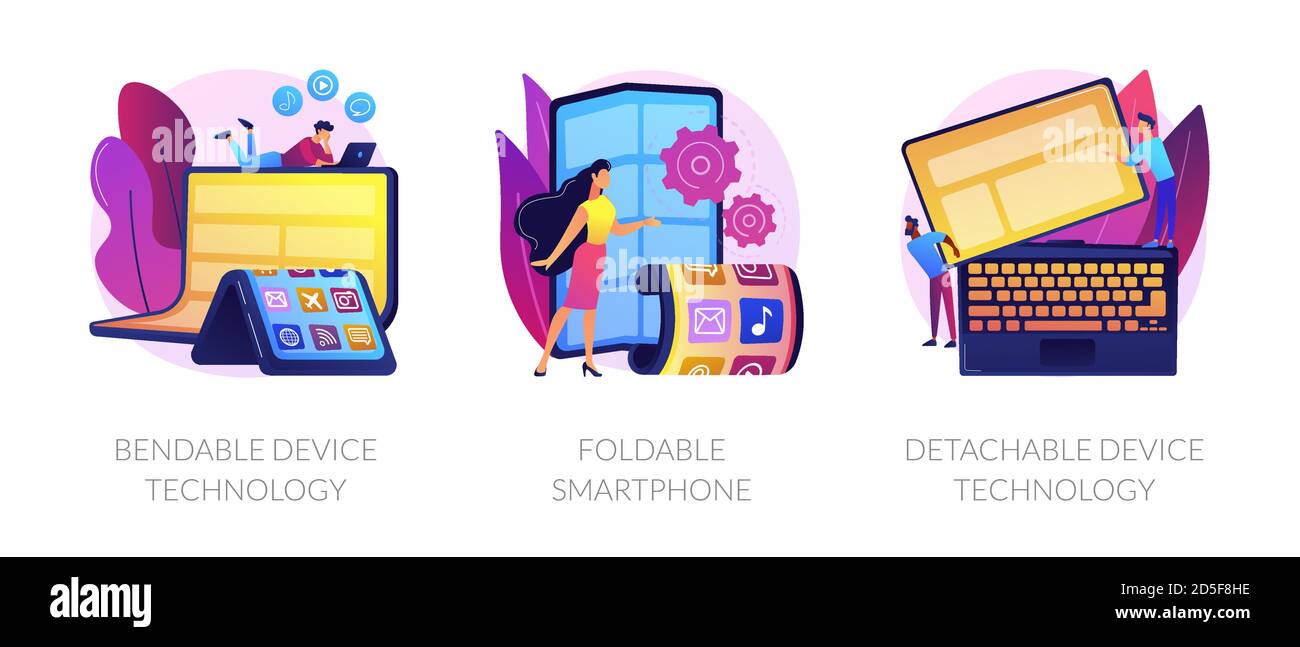 Innovative Screen Technologies Vector Concept Metaphors Stock Vector Image And Art Alamy