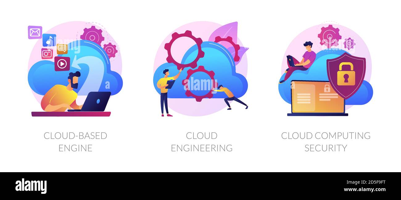 Cloud engineering services vector concept metaphors Stock Vector Image & Art - Alamy