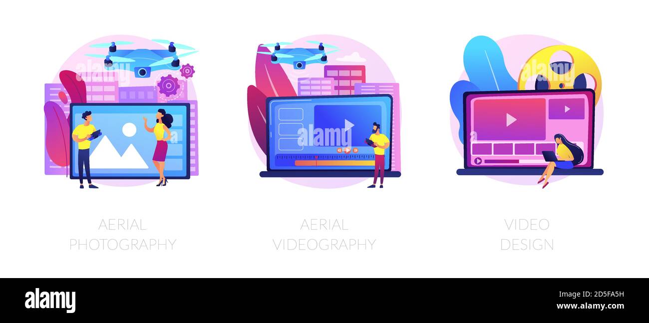 Media content production vector concept metaphors Stock Vector Image ...