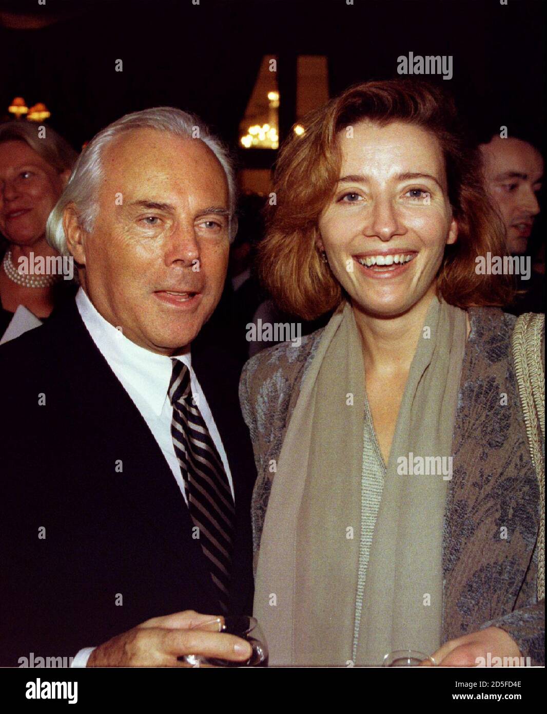 Showbiz armani hi-res stock photography and images - Alamy