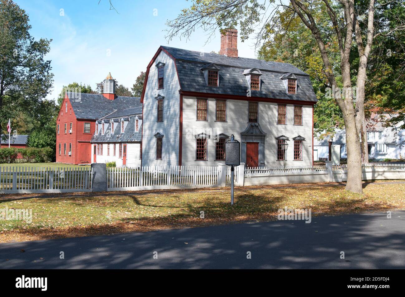 Historic Deerfield Village, Deerfield, Massachusetts, USA, An example ...