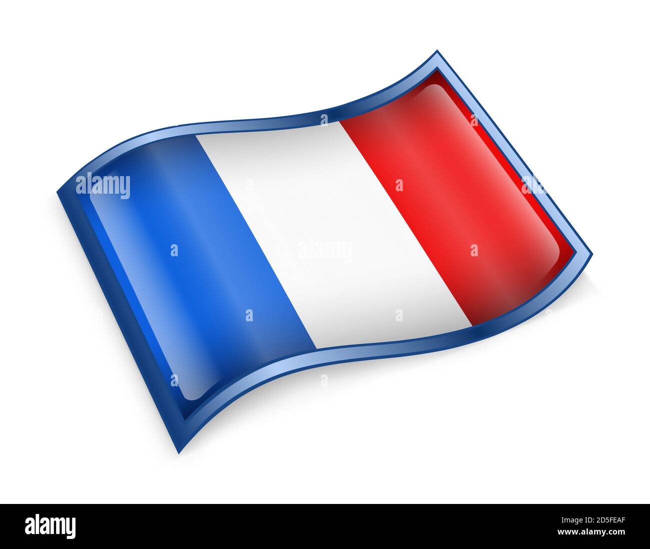 France Flag Icon Stock Photo - Alamy