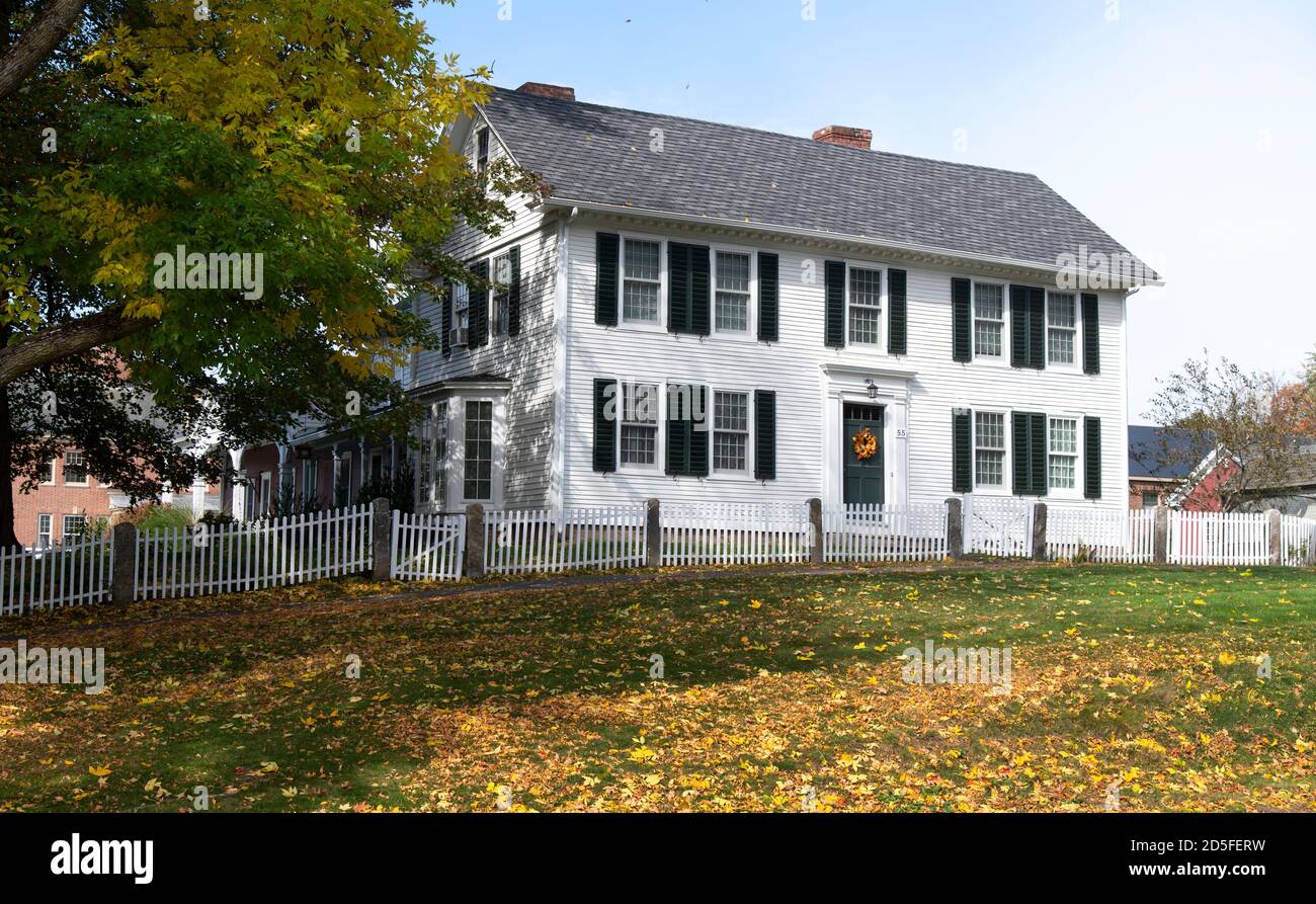 Historic Deerfield Village, Deerfield, Massachusetts, USA, An example ...