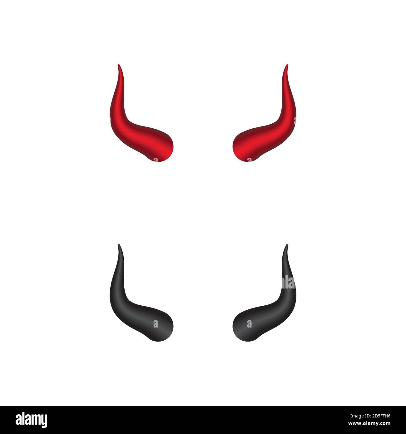 Devil horn Vector icon design illustration Template Stock Vector Image ...