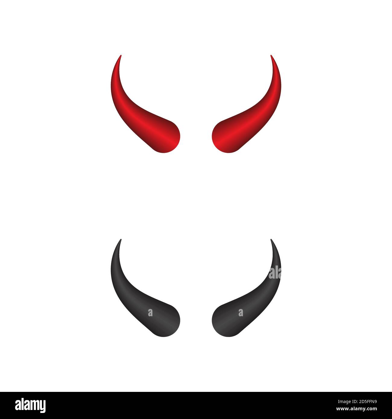 Devil horn Vector icon design illustration Template Stock Vector Image ...