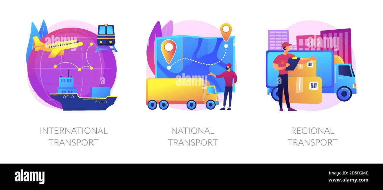 Worldwide order delivery service vector concept metaphors Stock Vector ...