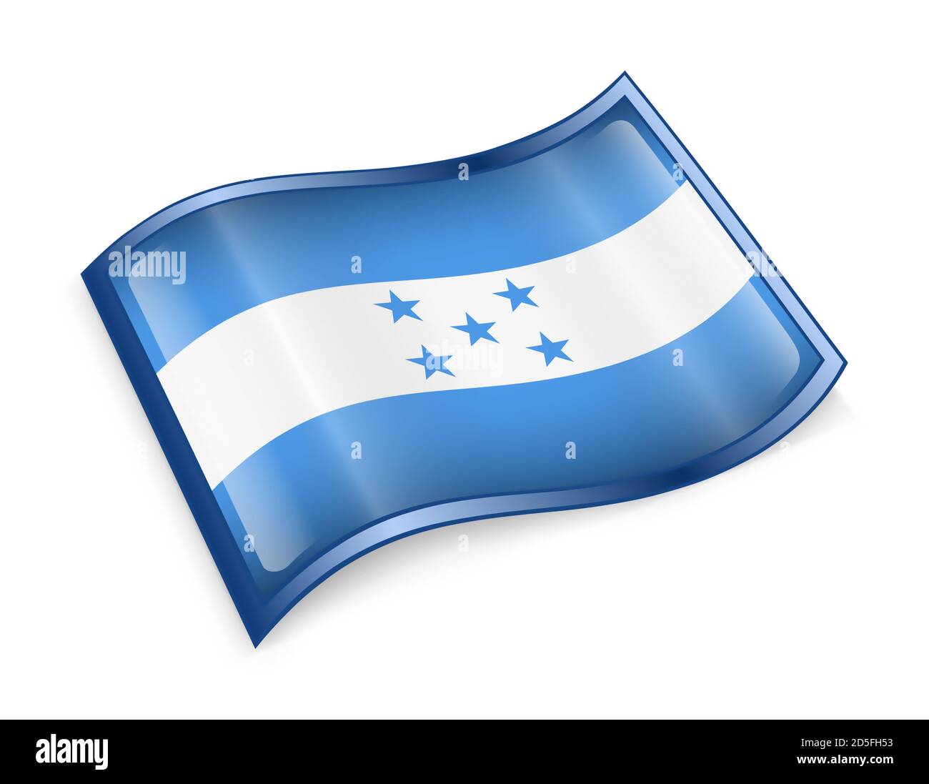 Waving flag honduras Cut Out Stock Images & Pictures - Alamy