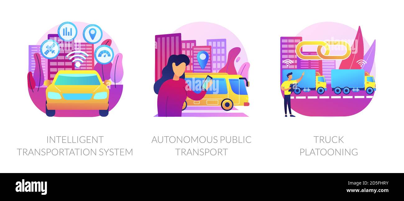 Smart traffic management vector concept metaphors Stock Vector Image ...