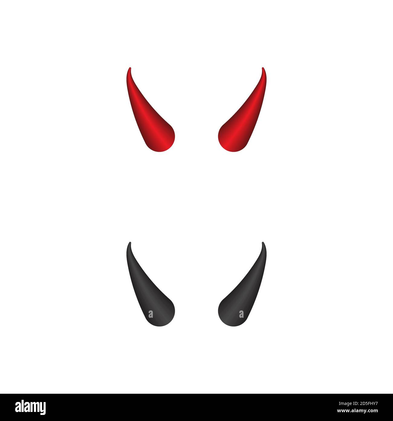Devil horn Vector icon design illustration Template Stock Vector Image ...