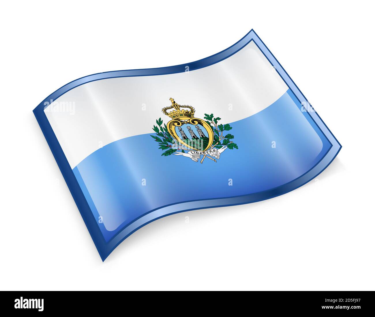 Flag of san marino Cut Out Stock Images & Pictures - Alamy