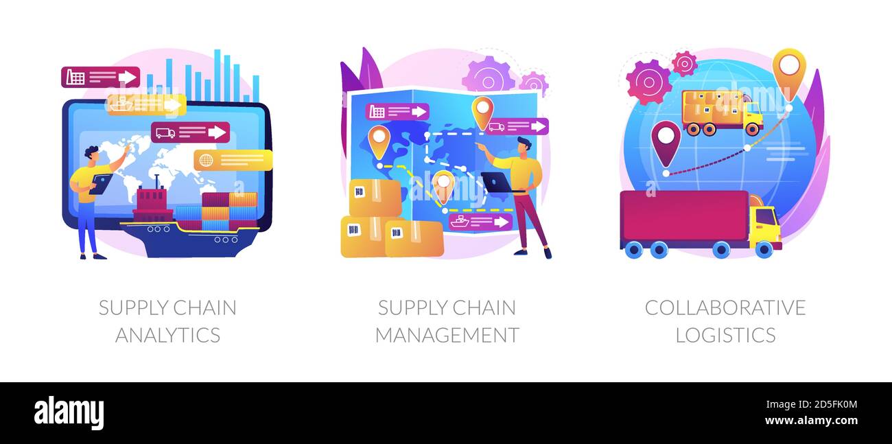 Logistics operations control vector concept metaphors Stock Vector ...
