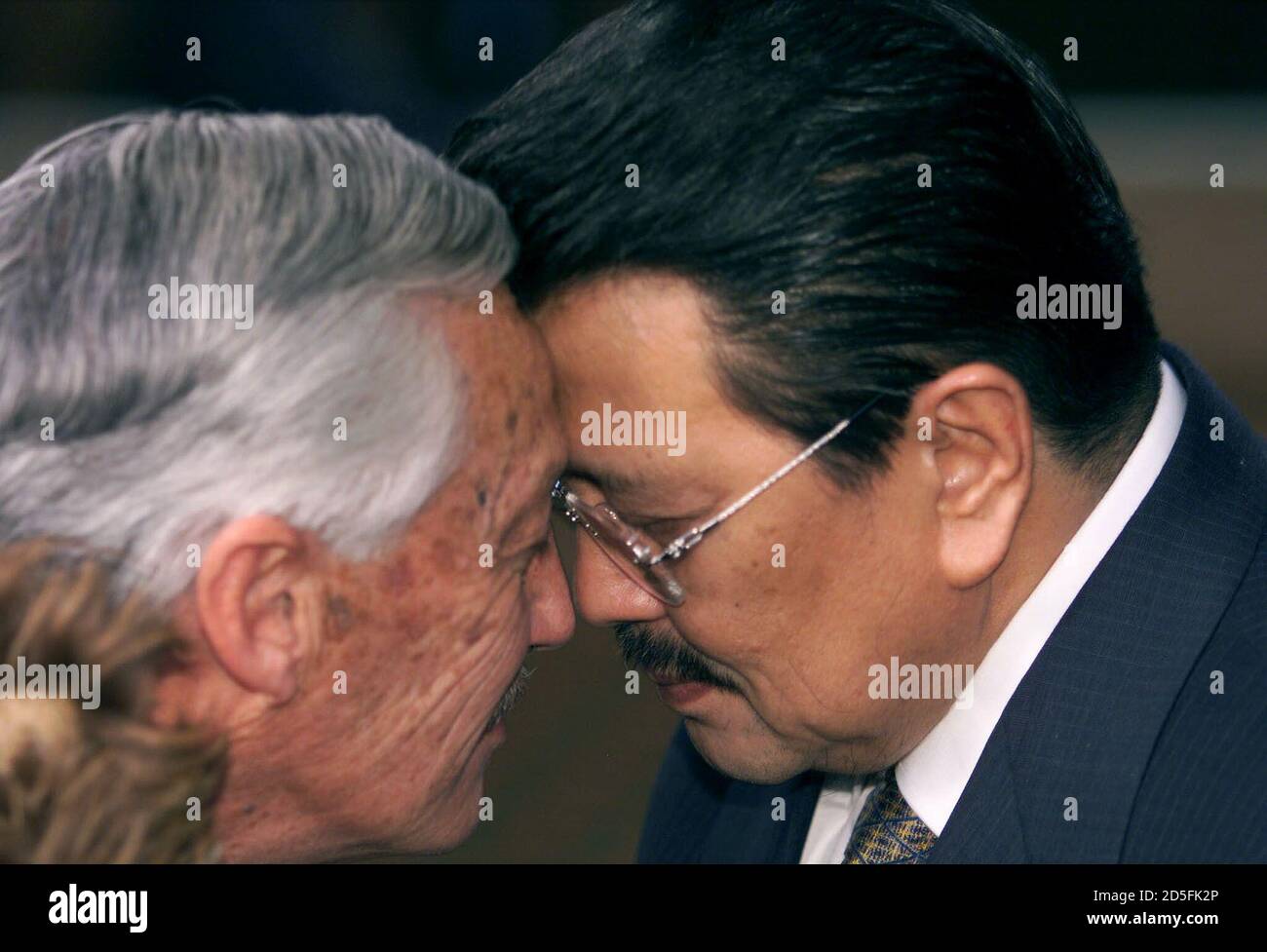 Pressing of noses hi-res stock photography and images - Alamy