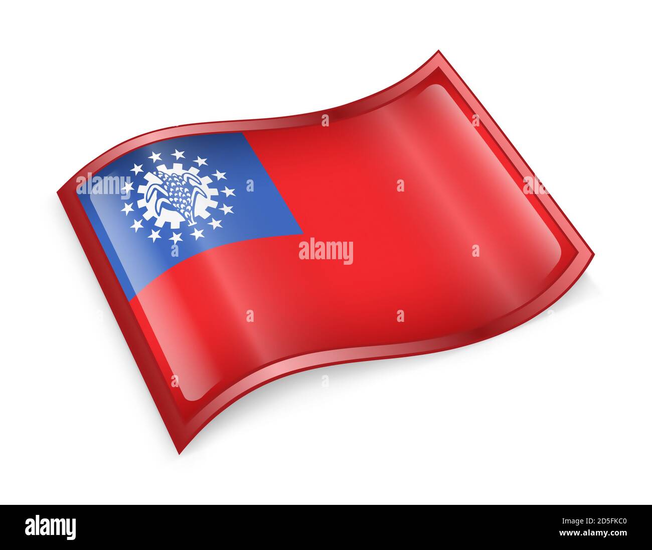 Myanmar flag hi-res stock photography and images - Alamy