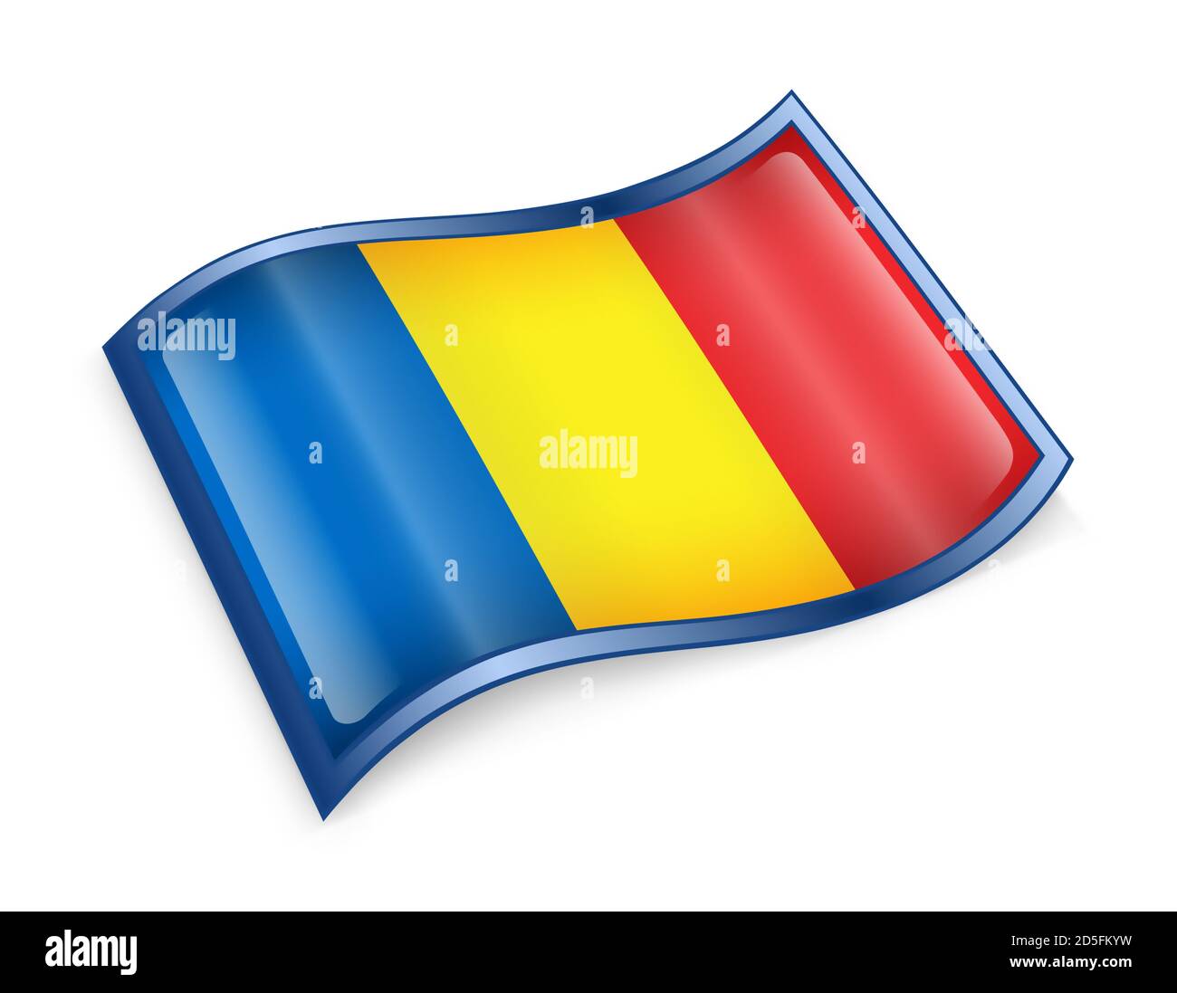 Chad flag waving hi-res stock photography and images - Alamy