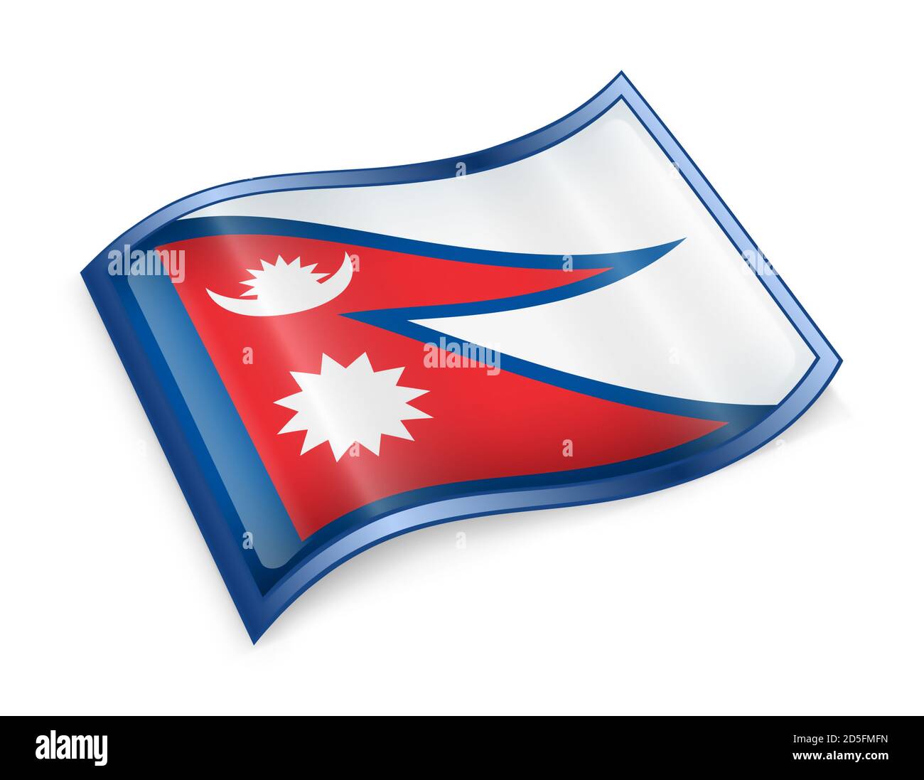 Nepali Flag 3d