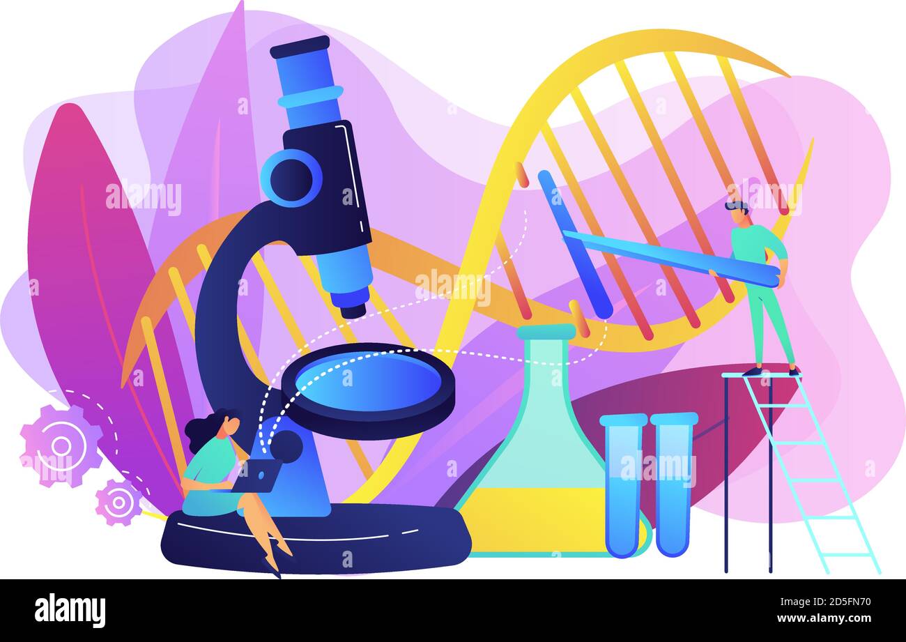 Genetic engineering concept vector illustration Stock Vector Image ... Genetic engineering concept vector illustration Stock Vector Image ...