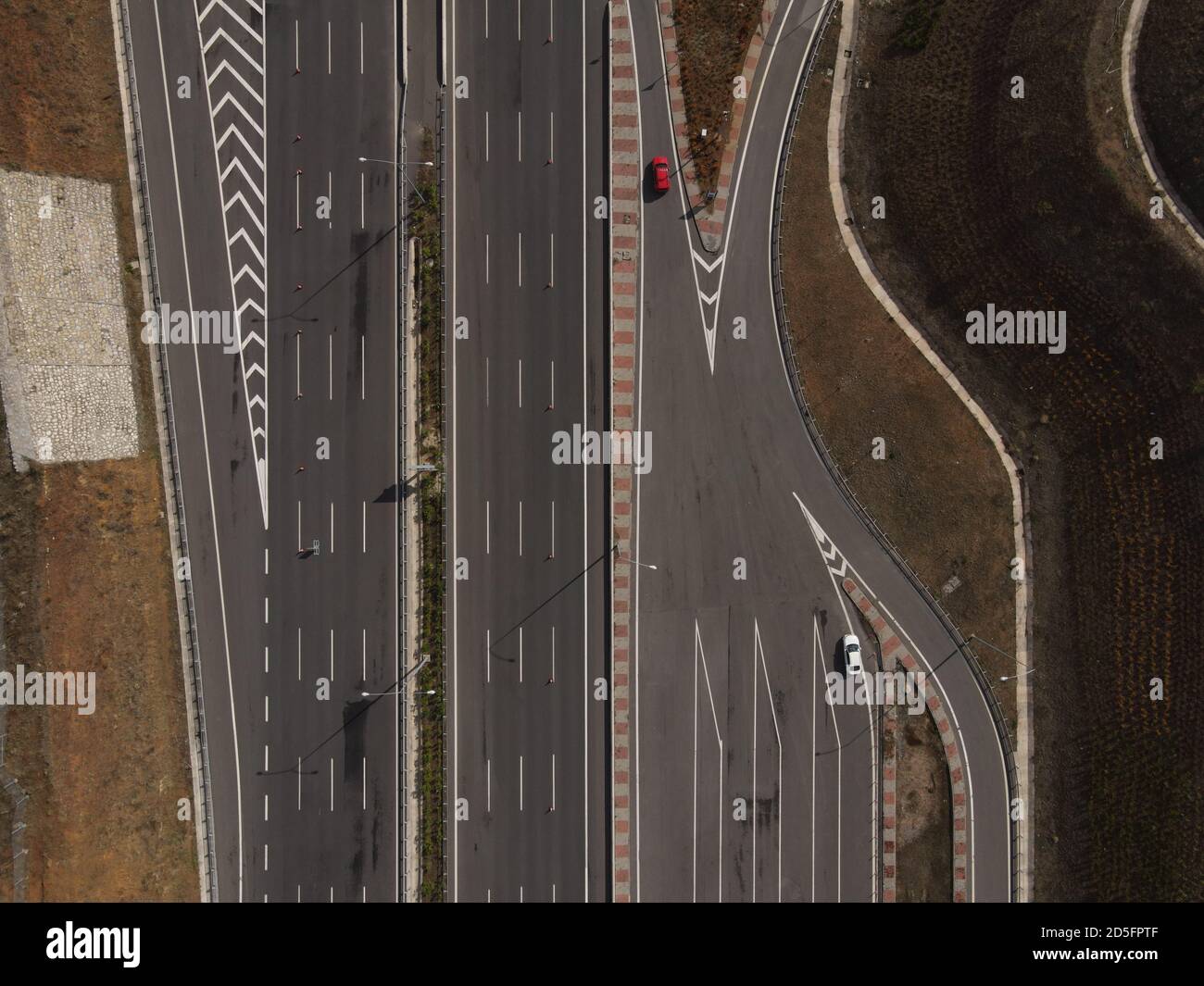 Aerial roadway hi-res stock photography and images - Alamy