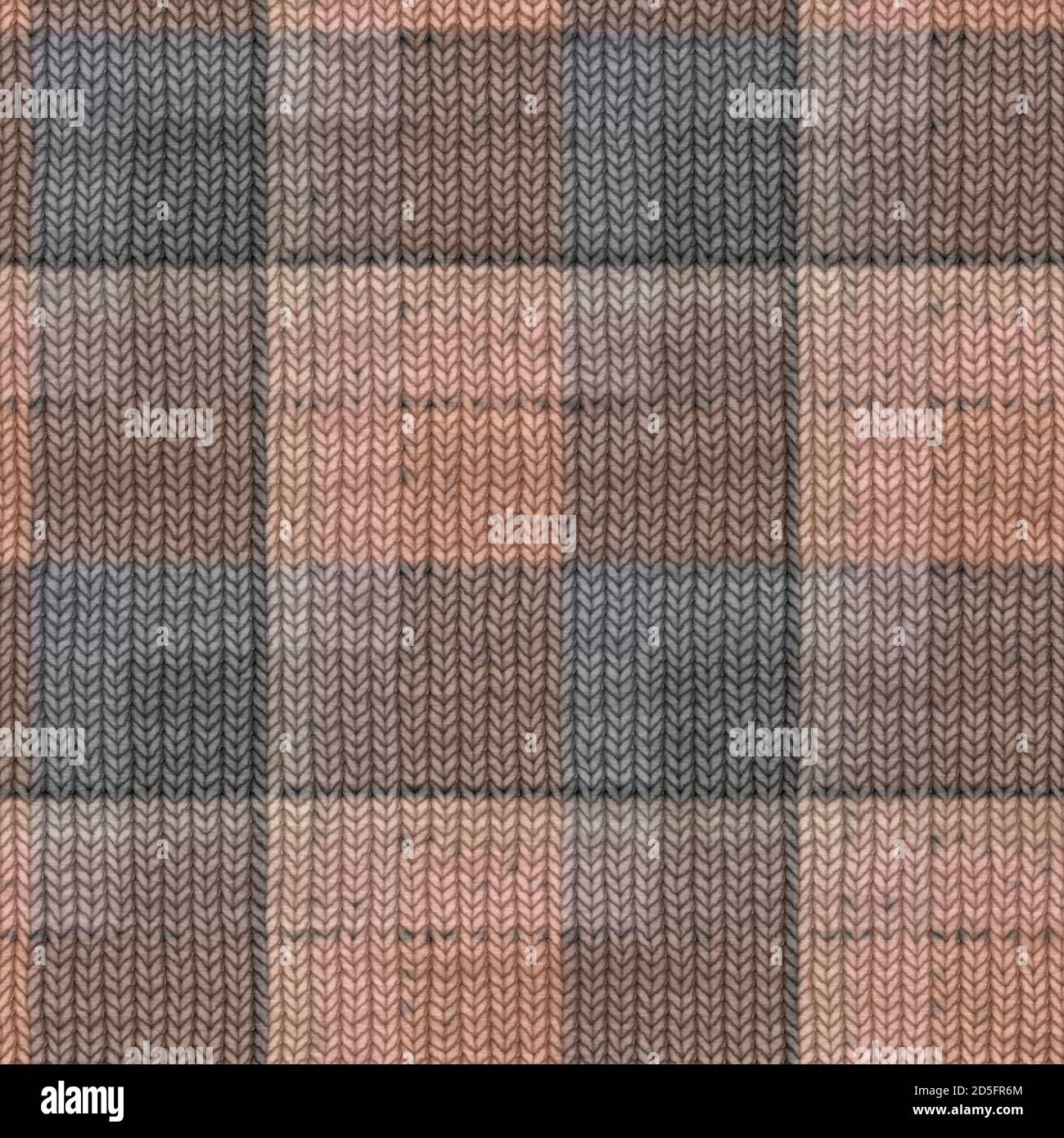 Knit wool plaid background pattern. Traditional warm checkered handmade ...